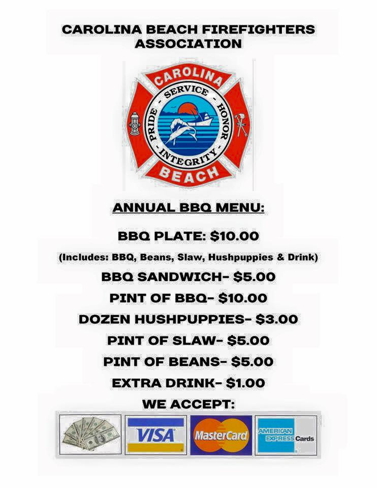 Carolina Beach Fire Department BBQ And Raffle